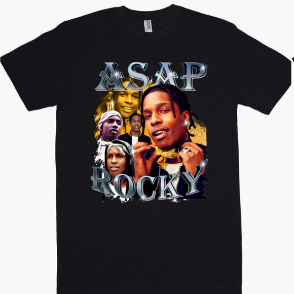 Shirts | Asap Rocky Vintage 9s Bootleg Style T Shirt New S5xl 2023 ...